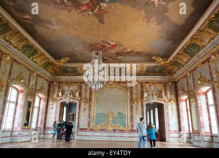 "Gold Room", interior of Rundale Palace Museum, Latvia Stock Photo - Alamy