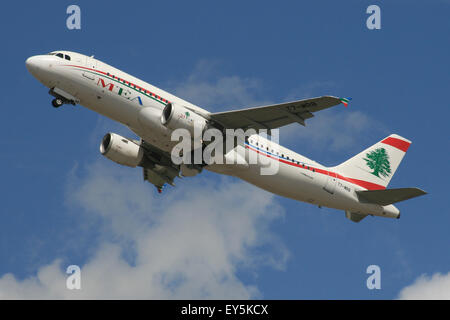 Beirut Lebanon Beirut Airport Middle Eastern Airlines Aeroplane Stock ...