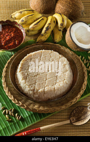 Kiribath, The milk rice is a traditional Sri Lankan food made from rice ...