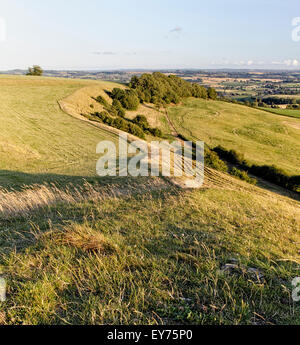 View from Maes Knoll Hill fort Stock Photo - Alamy