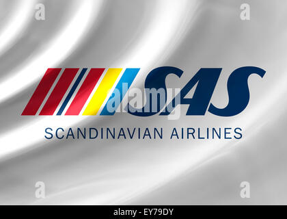 SAS Airlines logo icon flag symbol emblem sign Stock Photo - Alamy