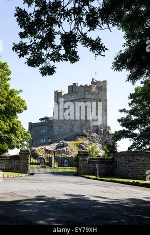 Roch Castle a 12th-century restored castle, located near Haverfordwest ...