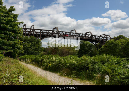The Cantilever High Level Bridge crossing the Manchester Ship Canal at ...