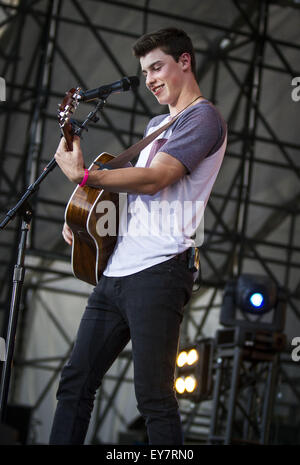 Indianapolis, Indiana, USA. 22nd July, 2015. SHAWN MENDES Performs in ...