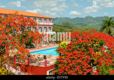 Resort Hotel in Vale of Vinales, Cuba Stock Photo - Alamy