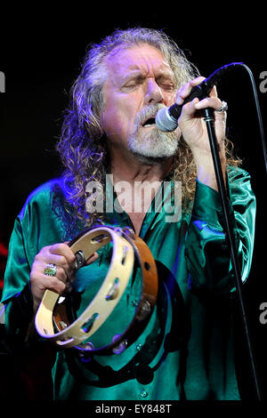 Singer Robert Plant performs during Starlite Festival in Marbella, on ...