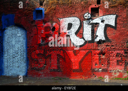 Brit Style Sign, Mumbai, Maharashtra, India Stock Photo - Alamy