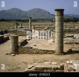 Spain. Mallorca. Pollentia. Roman ruins Stock Photo - Alamy