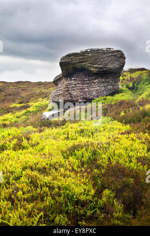 Rock Formation at Dove Crag in the Simonside Hills near Rothbury ...