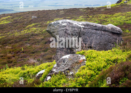 Rock Formation at Dove Crag in the Simonside Hills near Rothbury ...