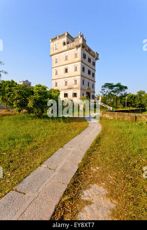 Kaiping Diaolou houses in Guangdong, China at sunset Stock Photo - Alamy