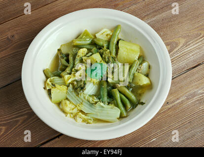 Utan Vegetables - vegetable soupy dish of the Philippines Stock Photo ...