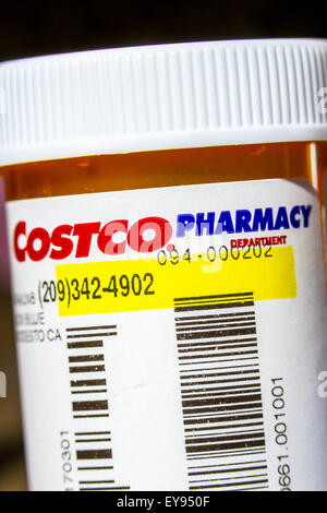 costco pharmacy prescription bottle Stock Photo - Alamy