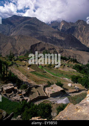 Northern Areas Pakistan Hunza Region Truck On Karakoram Highway Stock ...