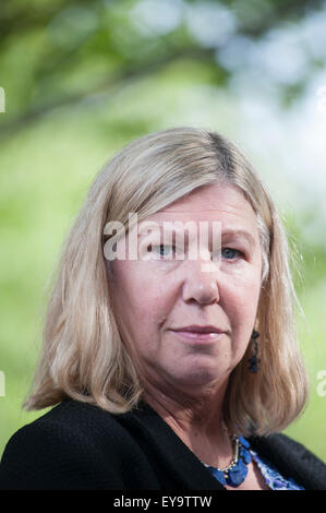 Scottish poet and fiction writer, Dilys Rose appearing at the Edinburgh ...