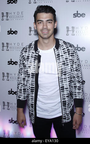 Joe Jonas takes over the DJ Booth at Hyde Bellagio Featuring: Joe Jonas ...