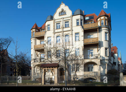 Dresden, Germany, urban villa in Dresden-Johannstadt Stock Photo - Alamy
