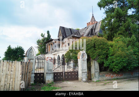Old-time house on background blue sky Stock Photo - Alamy