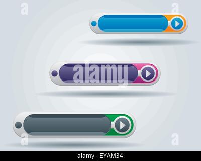 interface buttons for websites in vector illustration Stock Photo - Alamy