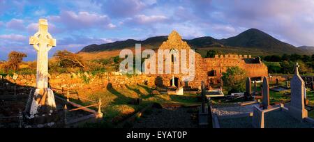 Murrisk Abbey, Co Mayo, Ireland, Abbey At The Base Of Croagh Patrick ...