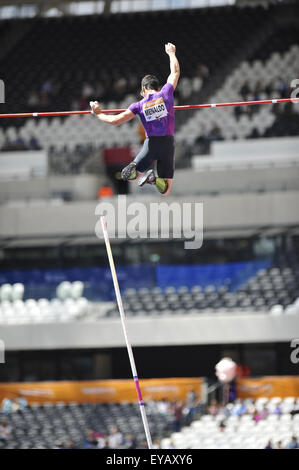 Kevin Menaldo (FRA) / Pole Vault / Bronze Medal during the Day five of ...