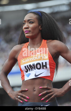 Funmi JIMOH, USA, Long jump athlete at the IAAF 2008 World Athletics ...