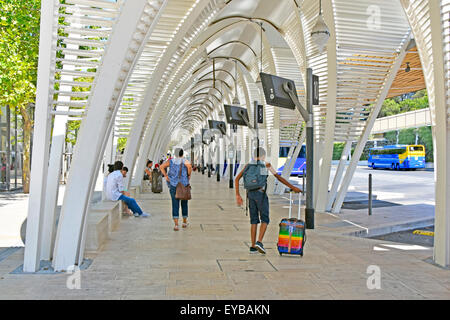 French Bus Stop Shelter Modern La Chaussee France Europe Stock Photo ...