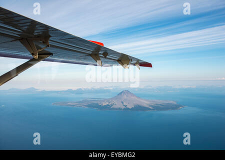 Aerial View on a flight to Katmai National Park, Alaska, USA Stock ...