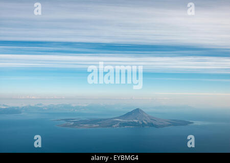 Aerial View on a flight to Katmai National Park, Alaska, USA Stock ...
