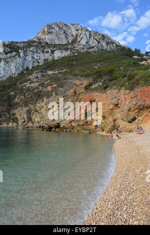 Javea Cala Granadella beach Xabia in Alicante Mediterranean spain Stock ...