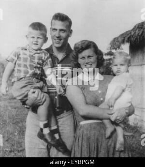 Ed McCully (pictured here with wife Merilou and children) was one of ...
