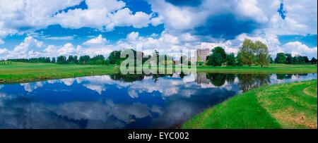 Kilkee Castle, Castledermot, Co Kildare, Ireland Stock Photo - Alamy