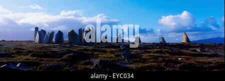 Standing Stones, Blacksod Point, Co Mayo, Ireland Stock Photo - Alamy