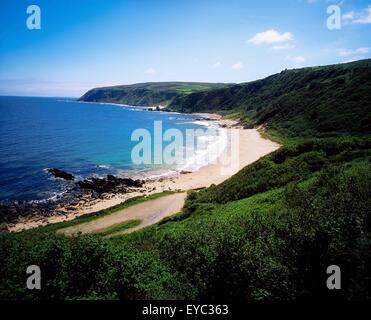 Kinnagoe Bay, Inishowen, Co Donegal, Ireland; Beach On A Peninsula ...