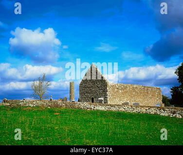 Holy Island, Co Clare, Ireland; Monastic Ruins On The Island Also Known ...