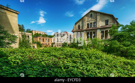 Beautiful old factory building, fabulous background Stock Photo - Alamy