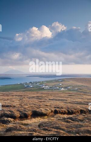 Waterfront Village, Carrowteige, County Mayo, Ireland Stock Photo - Alamy
