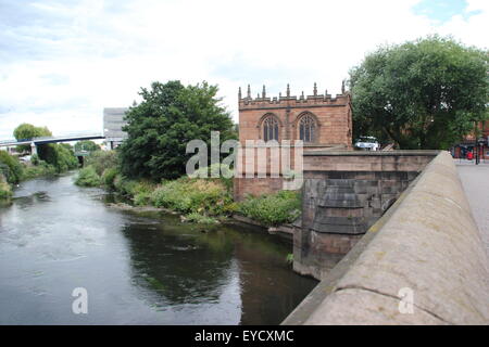 The Chapel of Our Lady on Rotherham Bridge. The Chapel was built in ...
