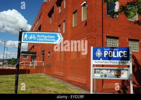 Rotherham police station, Main Street, South yorkshire, England UK ...