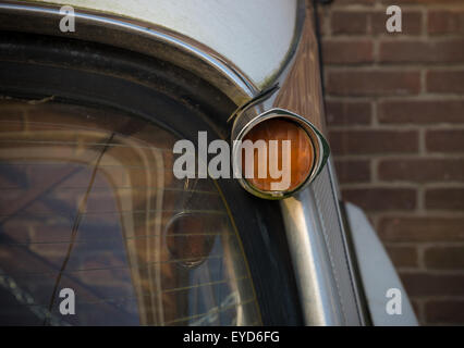 Typical tail light of a citroen ds. The DS was presented on October 6 ...