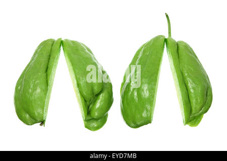 Chayotes Cut in Halves Stock Photo - Alamy