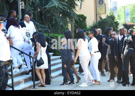Funeral for slain rapper Chinx at A.M.E Cathedral and Conference Center ...