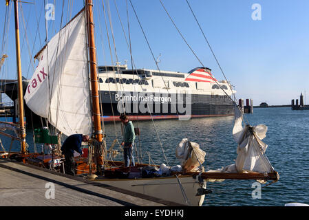 Port of Roenne, Isle of Bornholm, Denmark Stock Photo - Alamy