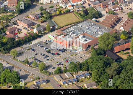 aerial view of Asda supermarket superstore at Middleton near Leeds, UK ...