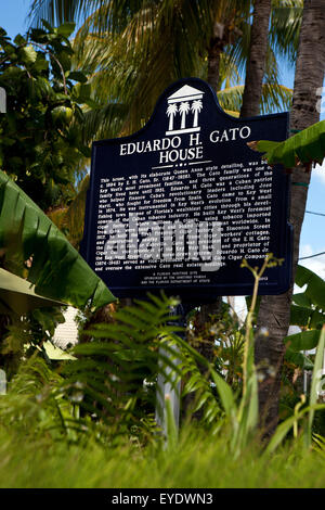 Key West, Eduardo Gato House Stock Photo - Alamy