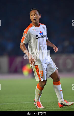 Kanagawa, Japan. 25th July, 2015. Chong Tese (S-Pulse) Football/Soccer ...