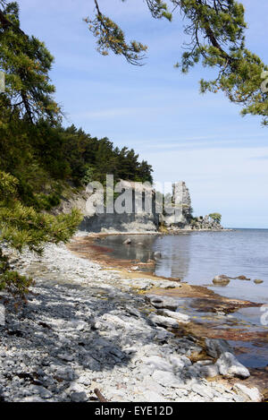 Sweden, Gotland, coast at jungfrun Stock Photo - Alamy
