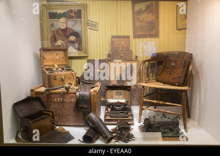 Skukuza Rest Camp, Stevenson Hamilton Memorial Museum, statue of James ...