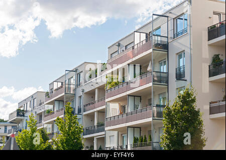 New Apartment Buildings in Munich, Germany Stock Photo - Alamy