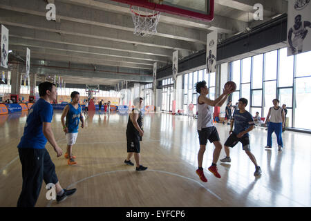 Hi-Park basketball courts at Wukesong Arena, in Beijing, China Stock ...